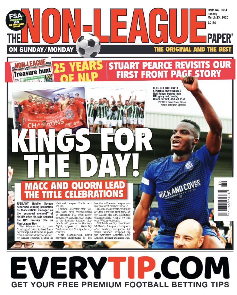 CROWDS UP 12% FOR NLD - The Non-League Football Paper
