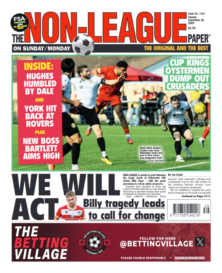 OLIVER’S BACK IN THE GROOVE - The Non-League Football Paper