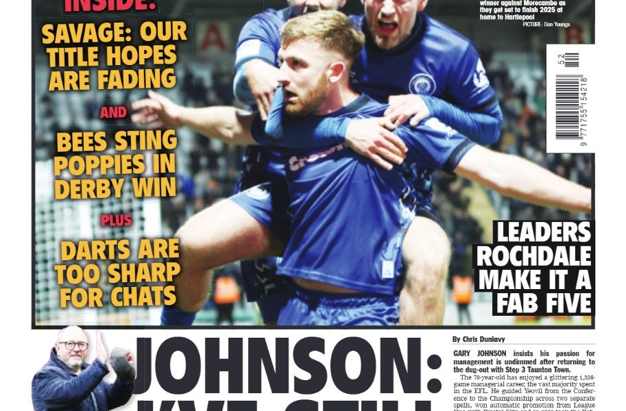 BLAKE’S HEAVEN BOOSTS ‘STOKE - The Non-League Football Paper