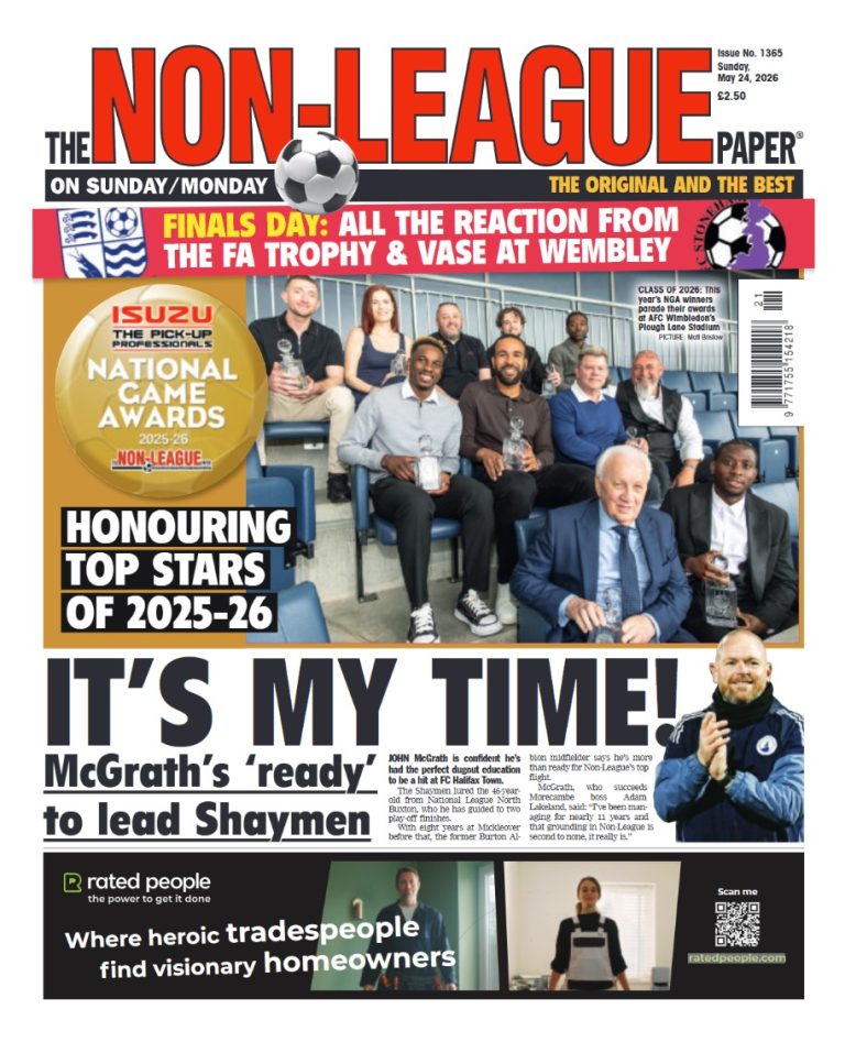 CATLIN’S IN THE MONEY - The Non-League Football Paper