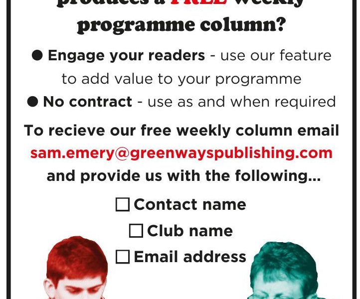 CALLING ALL NON-LEAGUE PROGRAMME EDITORS - The Non-League Football Paper