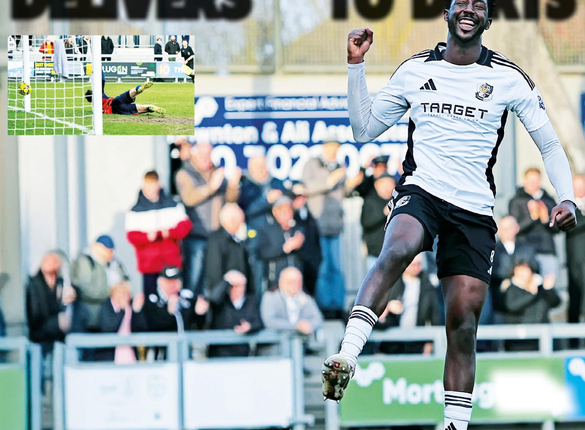 AVE THAT! DENZELLE DELIVERS TO DARTS - The Non-League Football Paper