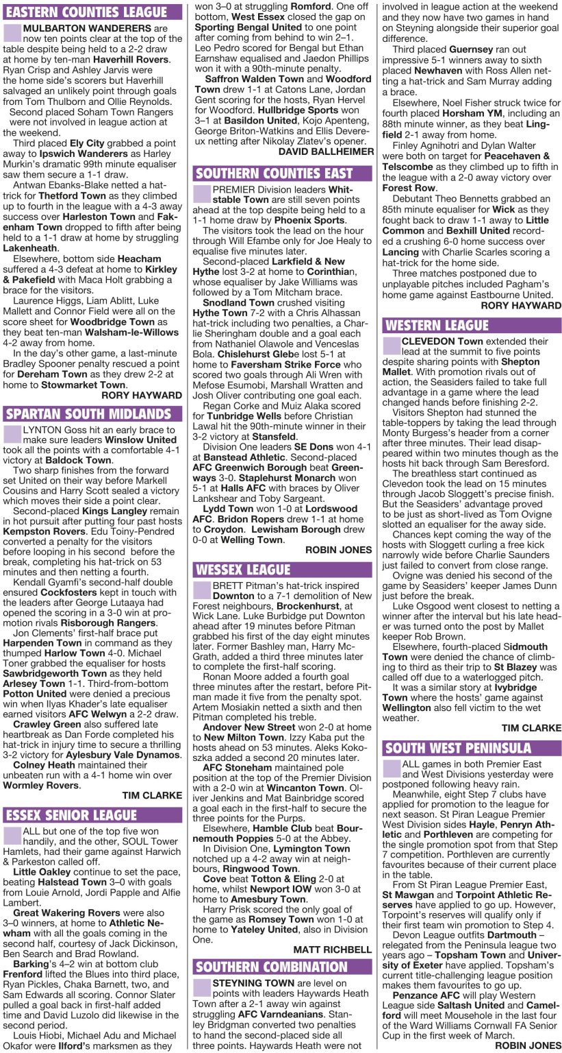 STEP 5 & 6 ACTION - The Non-League Football Paper