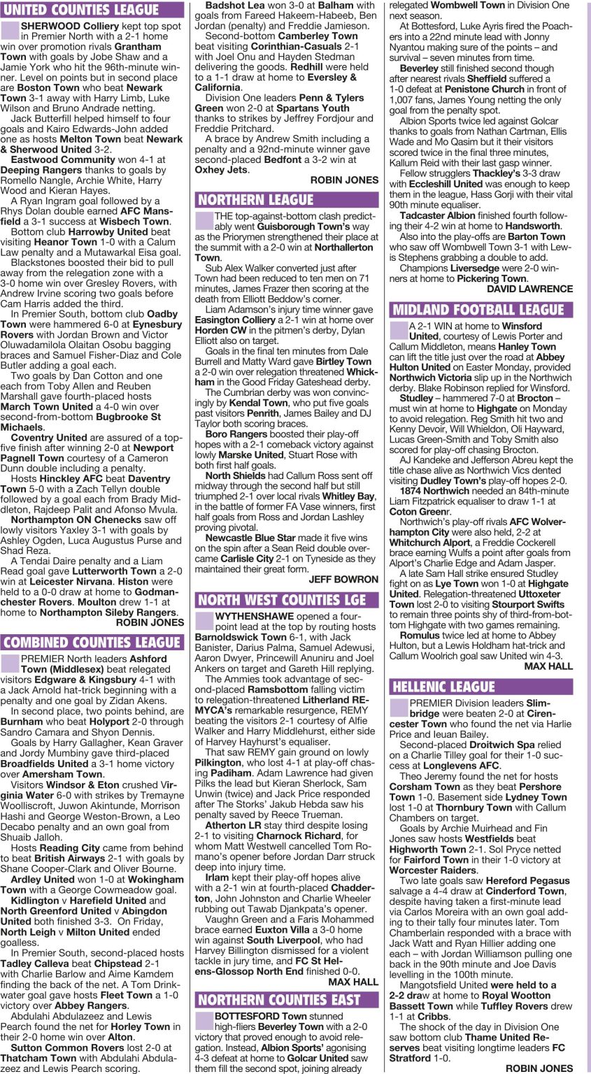 STEP 5 & 6 ACTION - The Non-League Football Paper