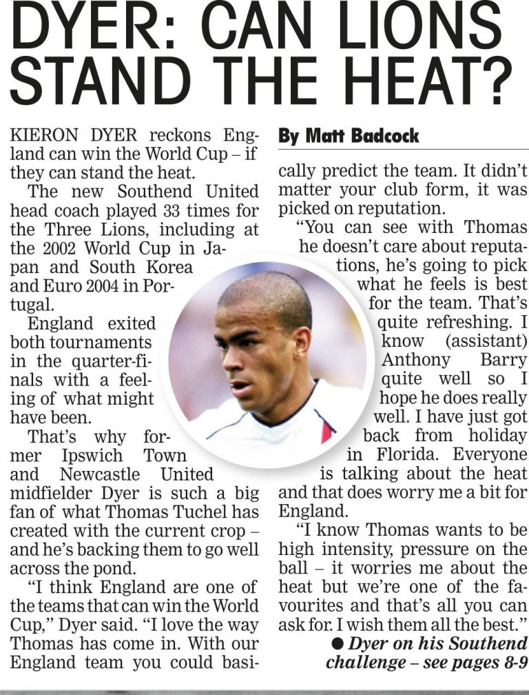 DYER: CAN LIONS STAND THE HEAT? - The Non-League Football Paper